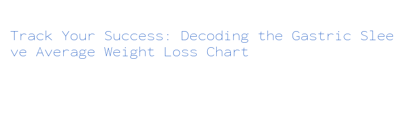Track Your Success: Decoding the Gastric Sleeve Average Weight Loss ...